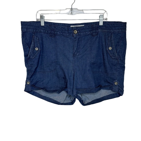 torrid | Shorts | Torrid Shorts Womens Cuffed Stretch Pockets Plus High ...